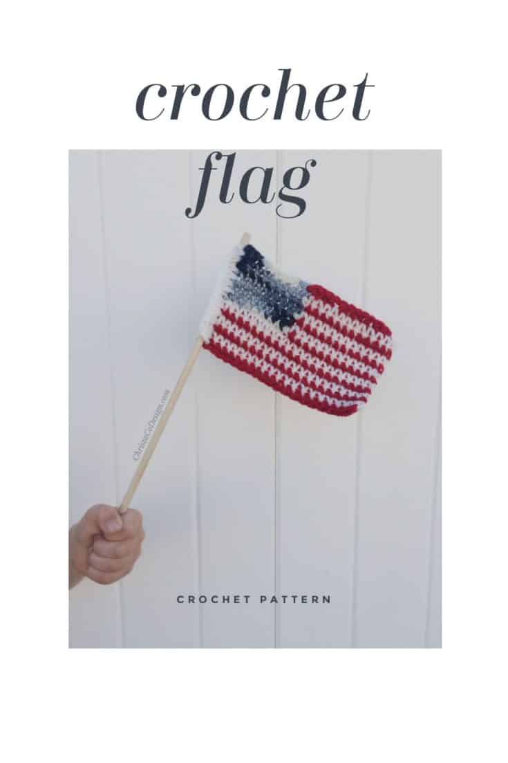 Free Crochet American Flag Pattern - ChristaCoDesign