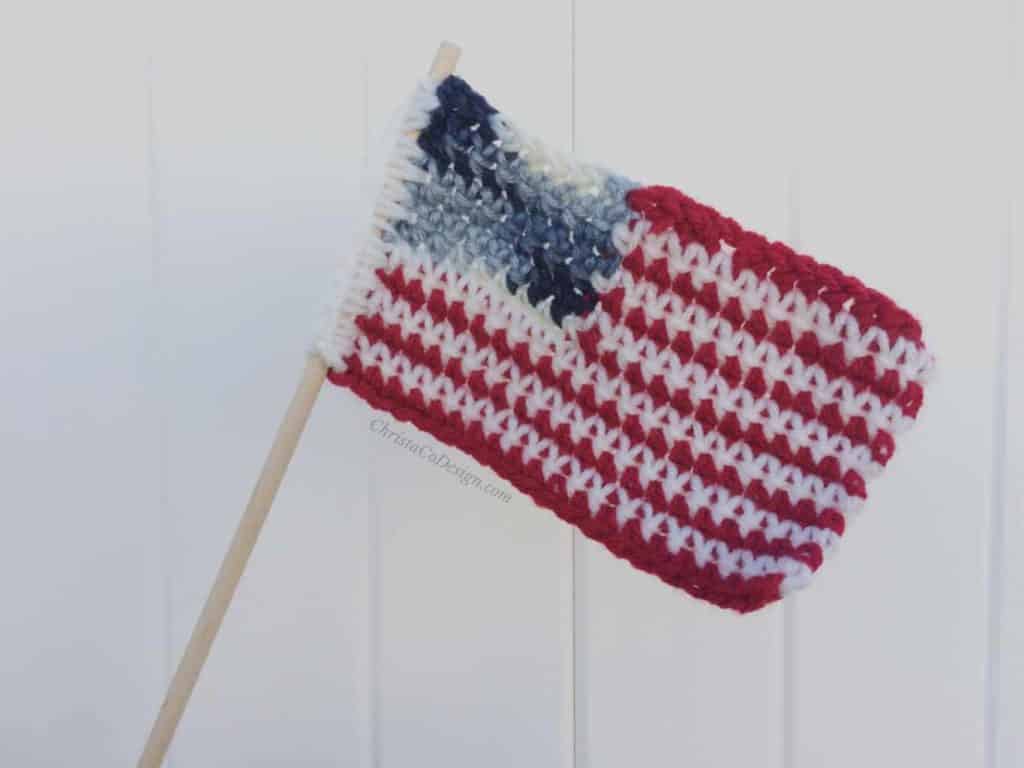 17 American Flag Crochet Patterns - ChristaCoDesign