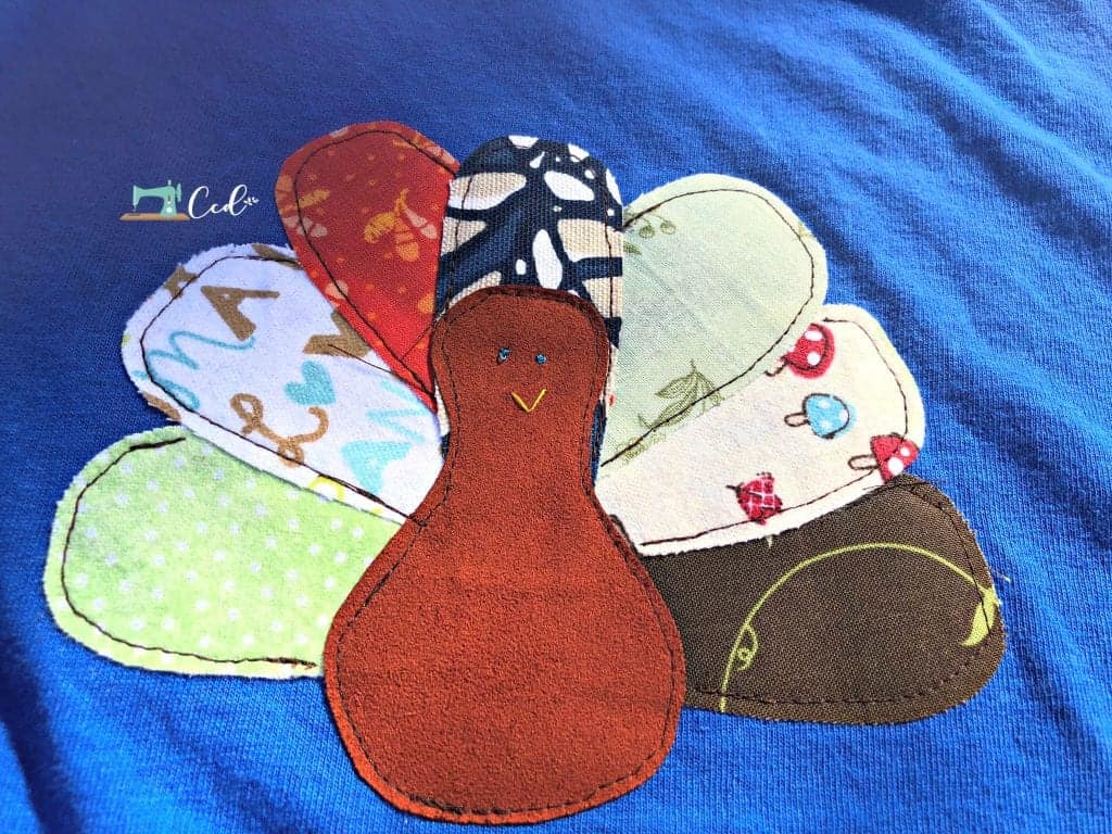 DIY Turkey Shirt Easy Sewing Tutorial - ChristaCoDesign