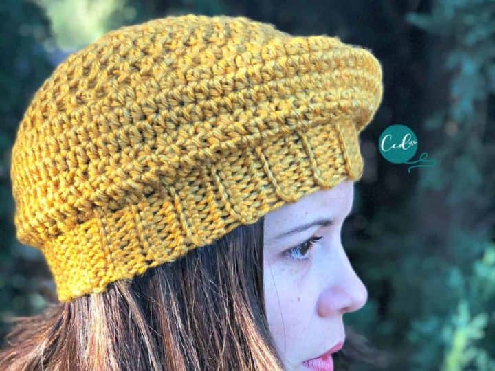 15 Beautiful Crochet Beret Patterns - ChristaCoDesign
