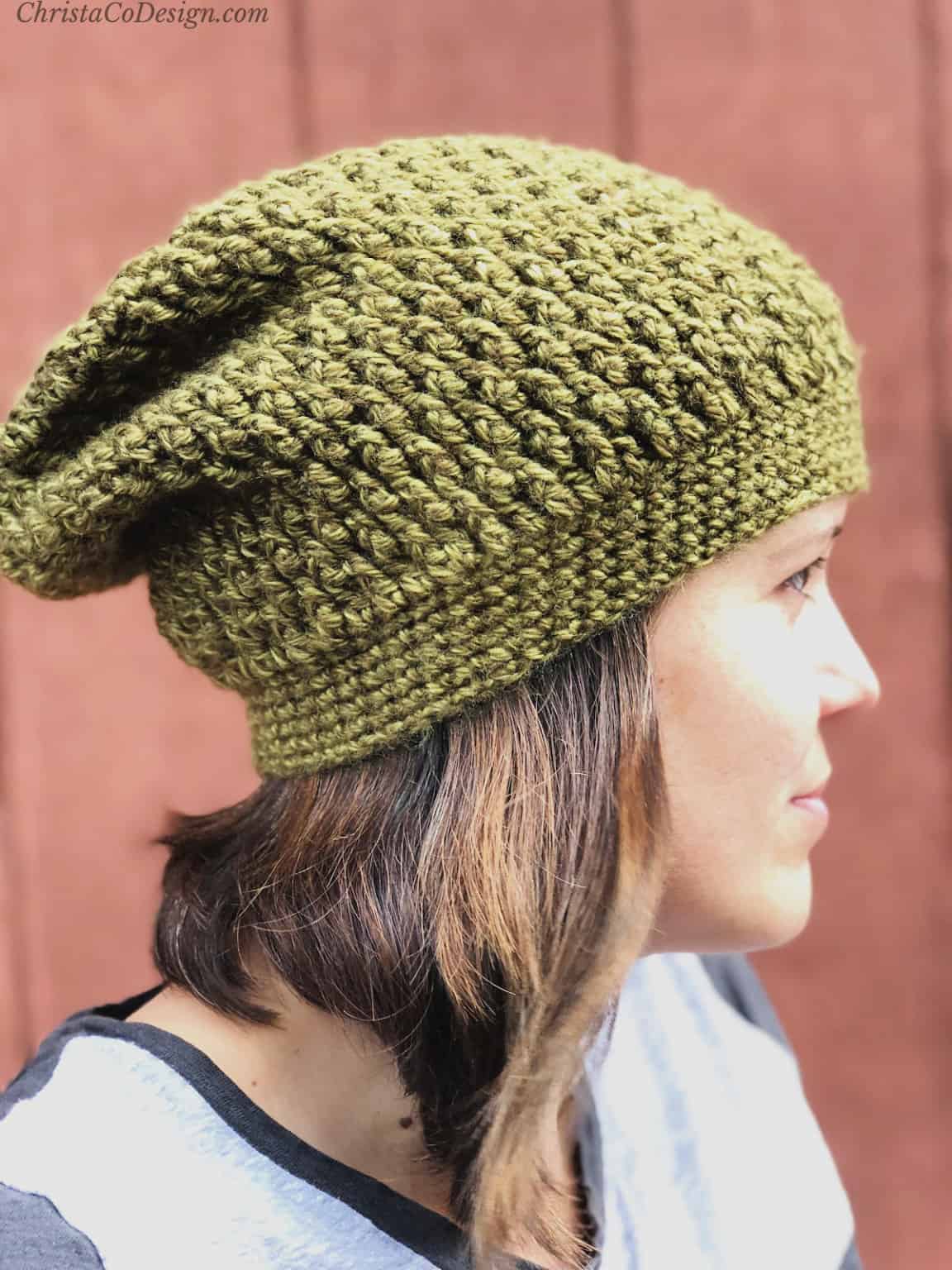 Free Single Crochet Hat Pattern An Easy Beanie For Beginners ...