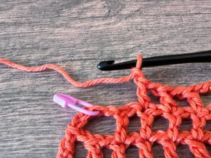 An Easy Crochet Mesh Triangle Shawl Pattern + Video - ChristaCoDesign