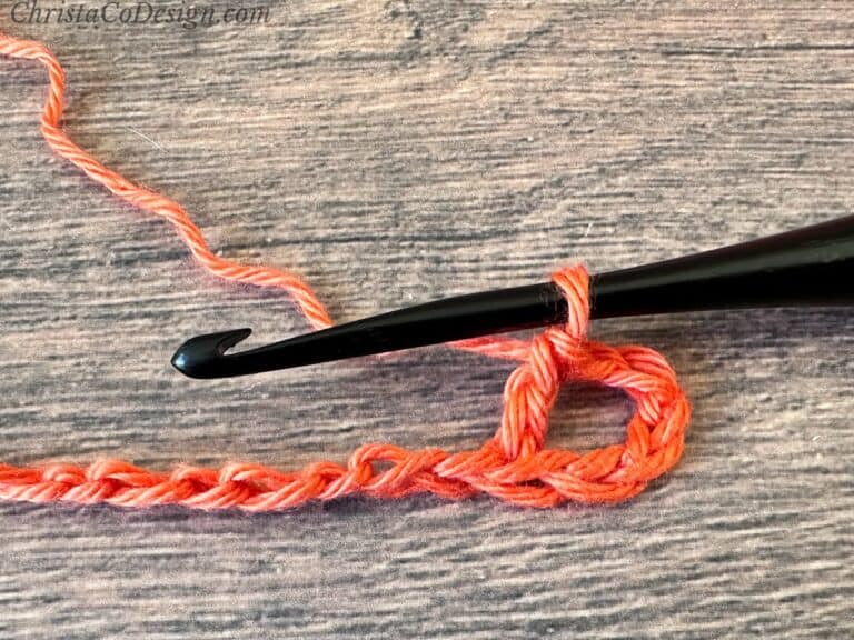 An Easy Crochet Mesh Triangle Shawl Pattern + Video - ChristaCoDesign