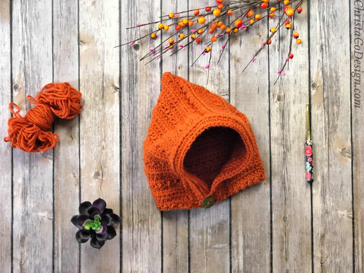 Crochet Pixie Hat Pattern | Pixie Spice Hat - ChristaCoDesign