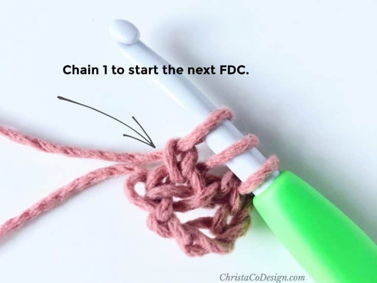 Step By Step How To Foundation Double Crochet (FDC) - ChristaCoDesign