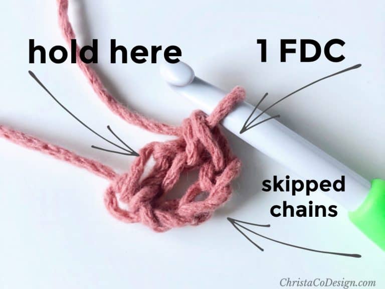 Step By Step How To Foundation Double Crochet (FDC) - ChristaCoDesign