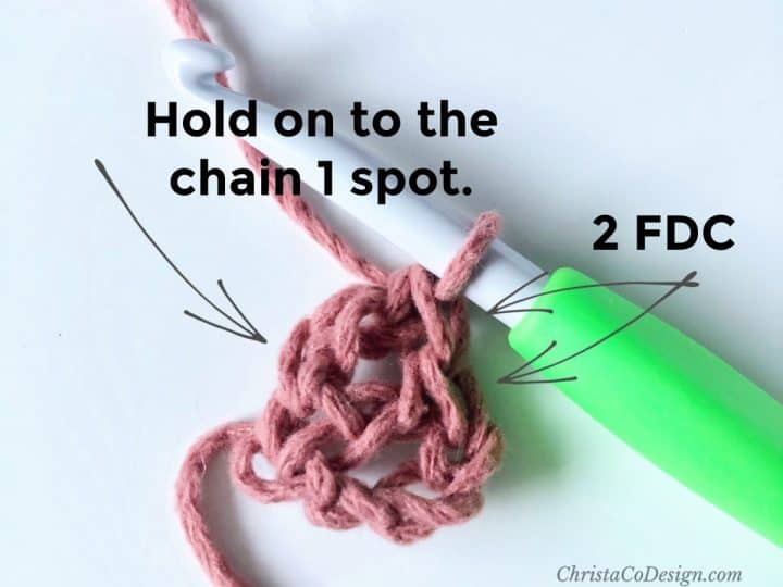 Step By Step How To Foundation Double Crochet (FDC) - ChristaCoDesign