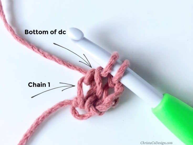 Step By Step How To Foundation Double Crochet (FDC) - ChristaCoDesign