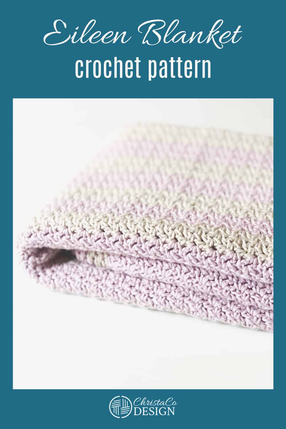 Free Cotton Blanket Crochet Pattern The Eileen - ChristaCoDesign