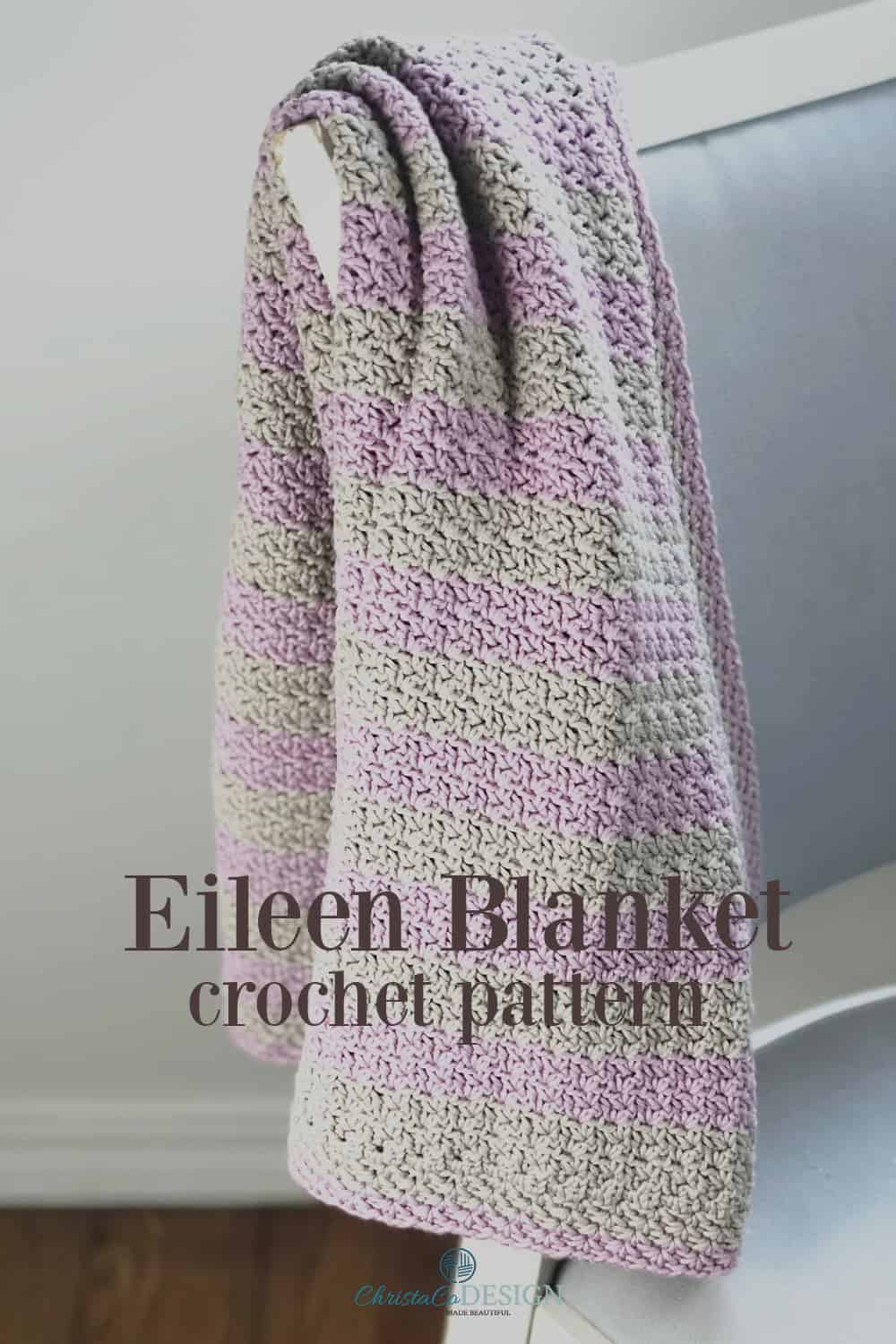 Free Cotton Blanket Crochet Pattern The Eileen - ChristaCoDesign