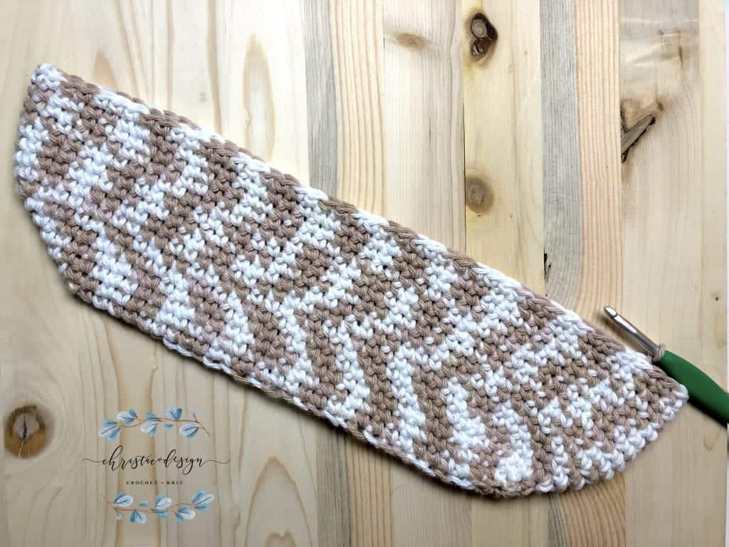 Free Crochet Book Bag Pattern | Library Tote Book Bag - ChristaCoDesign