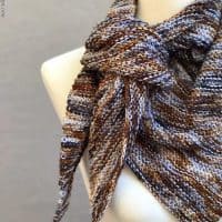 Tostata Easy Triangle Scarf Knitting Pattern for Beginners ...