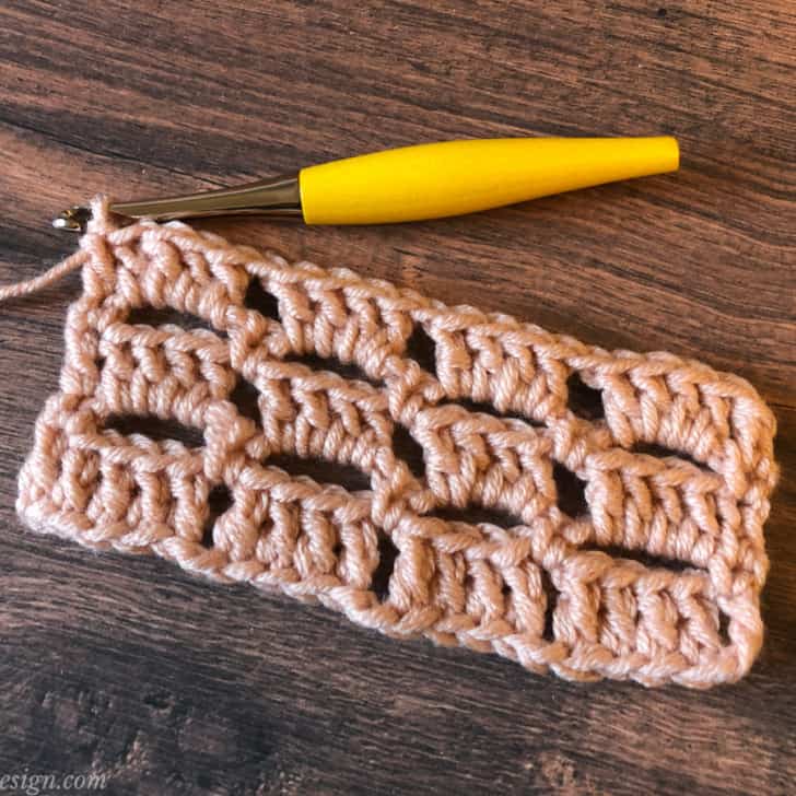 How to Crochet the Block Stitch Pattern and Tutorial - ChristaCoDesign