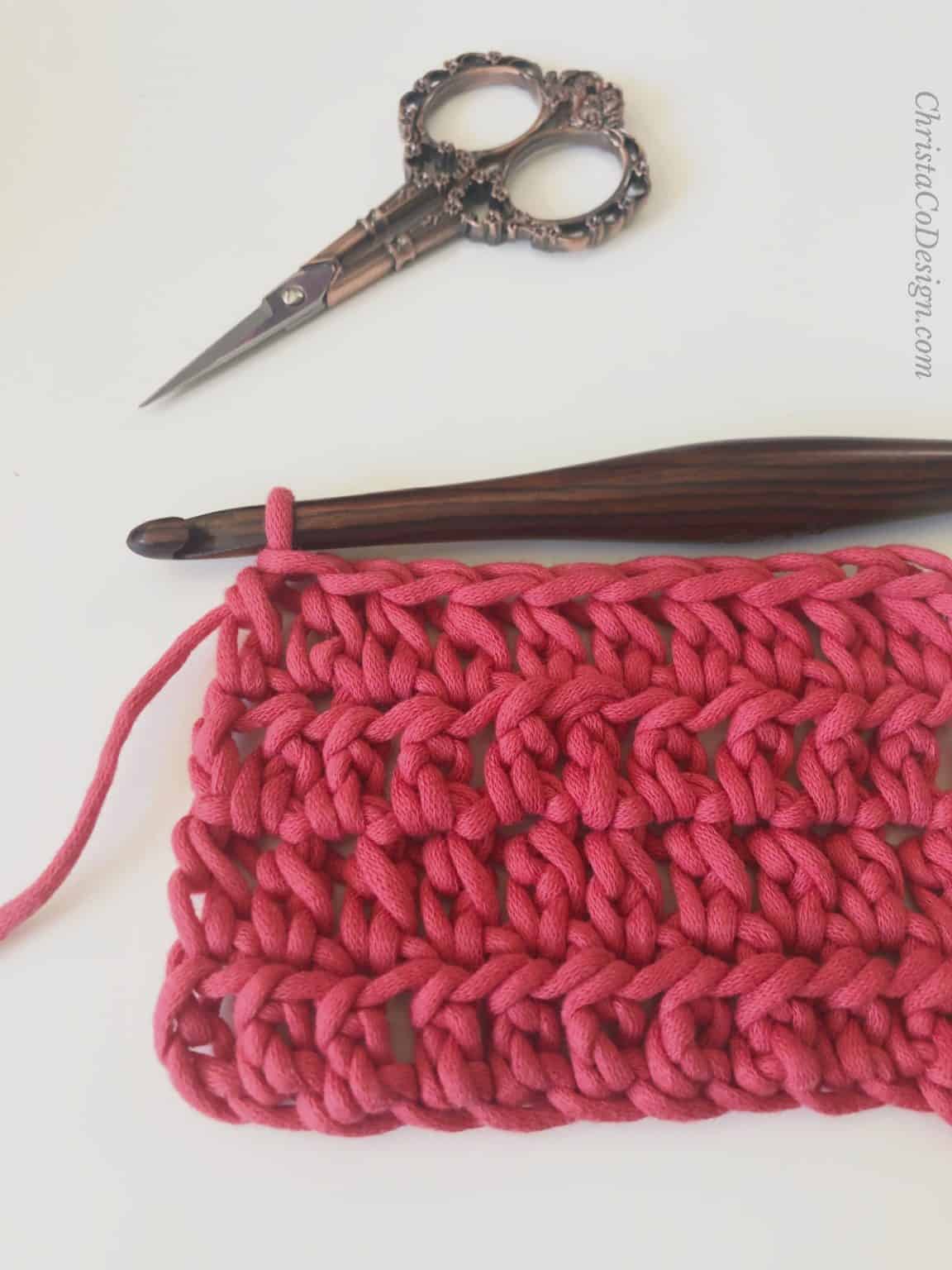 How To Make The Extended Double Crochet Tutorial - ChristaCoDesign