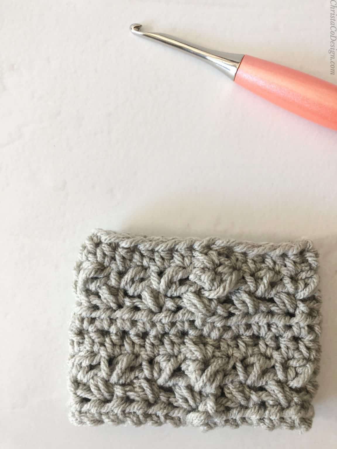 Single Crochet Two Together (sc2tog) Tutorial + Video - ChristaCoDesign