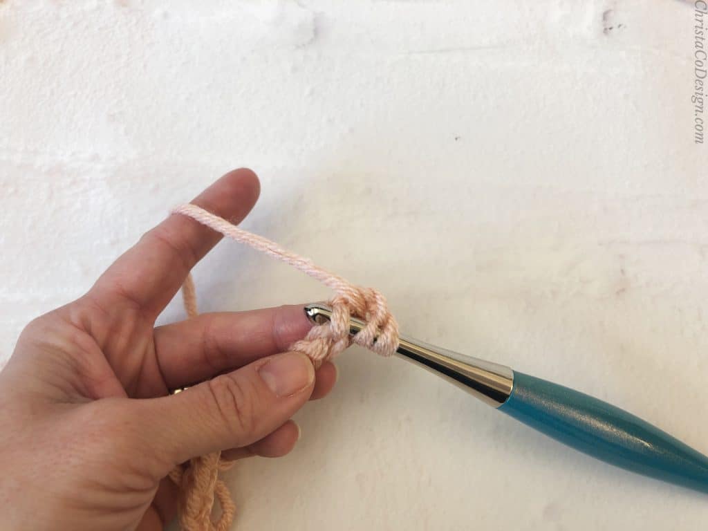 How To Crochet Into The Back Of A Chain - ChristaCoDesign