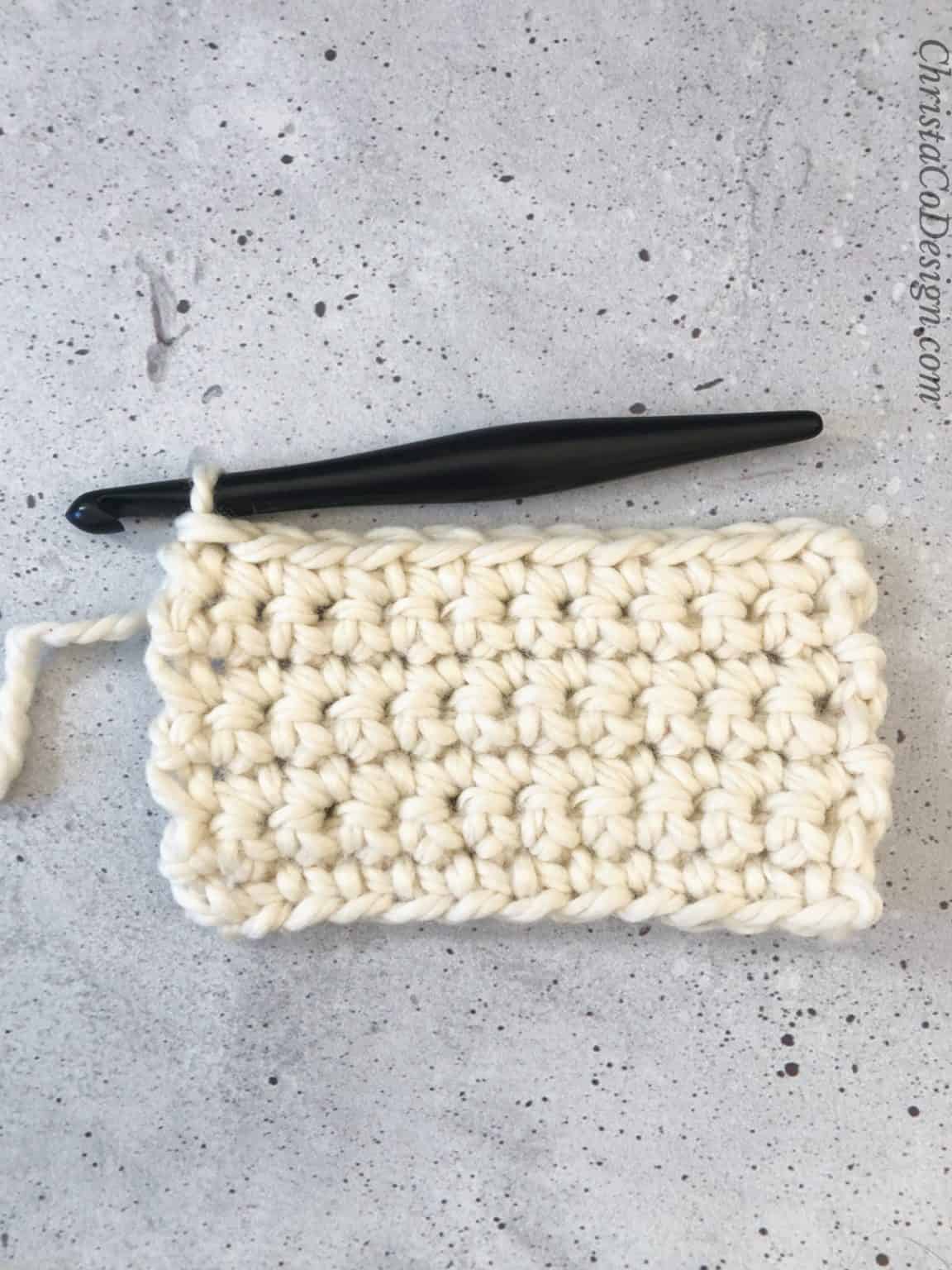 Step by Step How to Single Crochet For Beginners - ChristaCoDesign