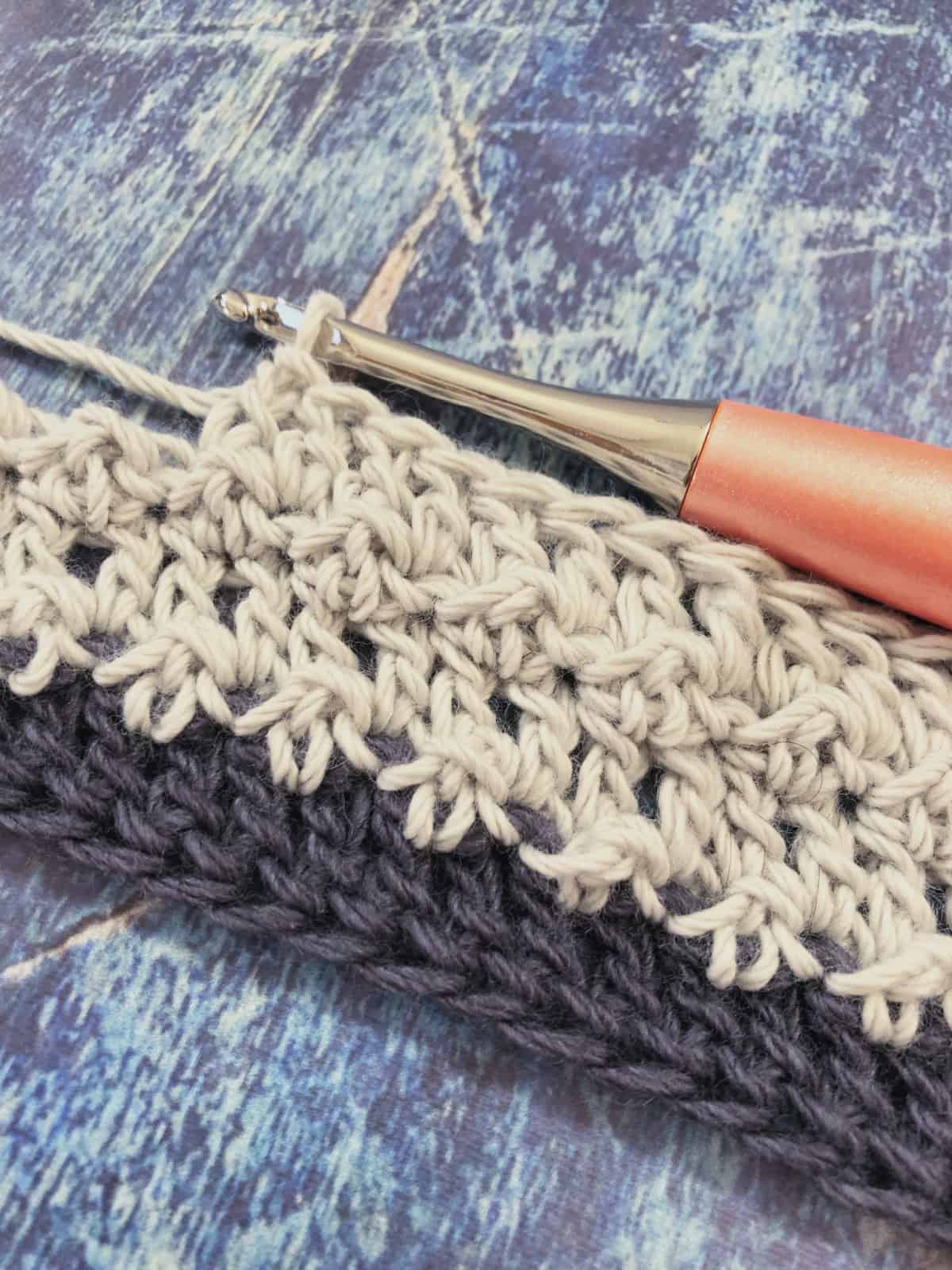 Textured Crochet Scarf Pattern | Verso Scarf - ChristaCoDesign