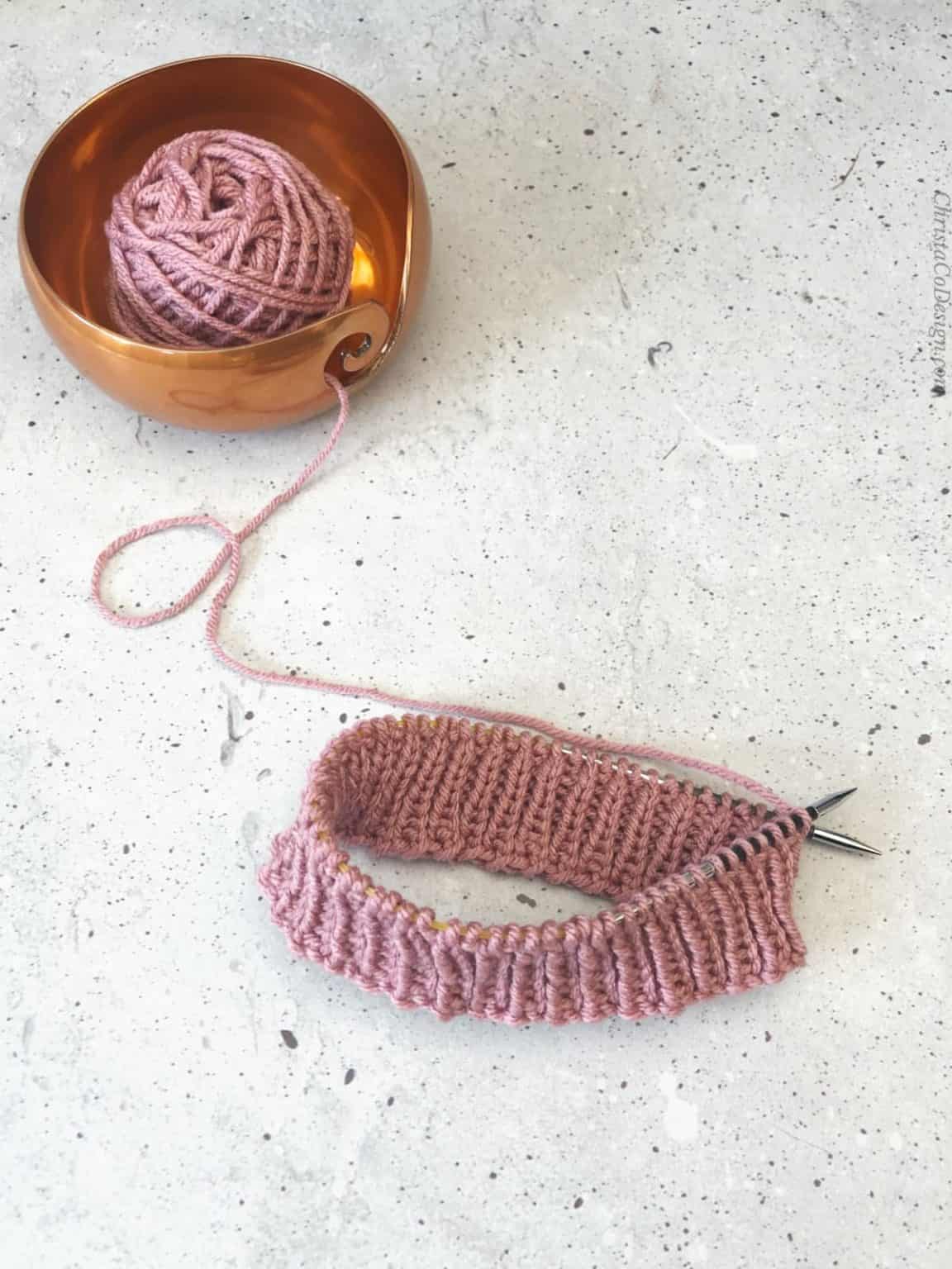 How To CDD Center Double Decrease Knitting Tutorial - ChristaCoDesign