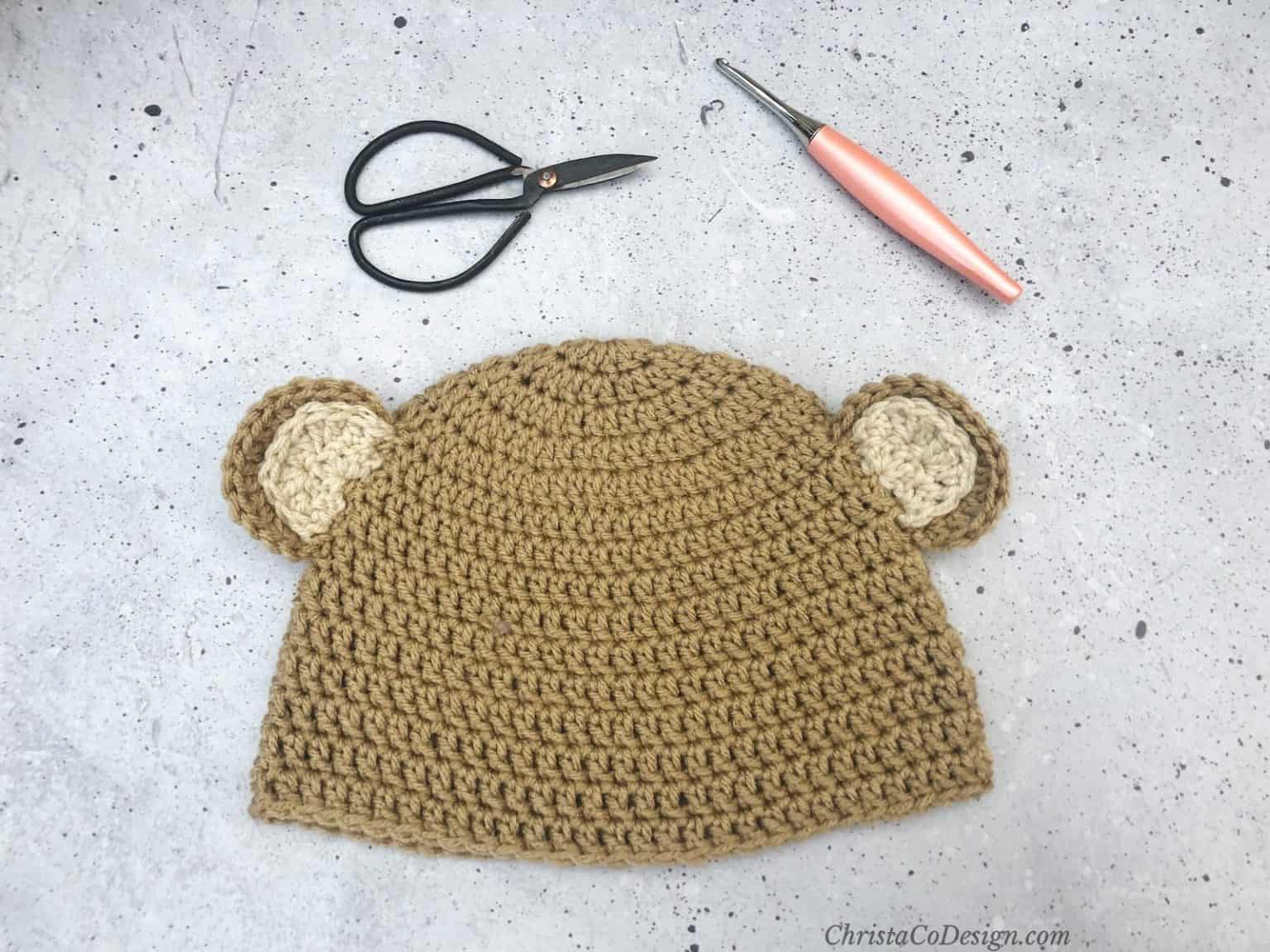 Easy Crochet Baby Hat Free Crochet Pattern - ChristaCoDesign