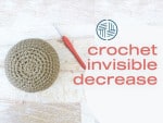 Invisible Decrease Crochet Tutorial {Inv Dec} - ChristaCoDesign