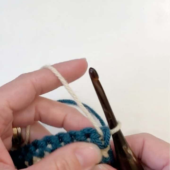 How To Carry Yarn Step By Step Crochet Tutorial - ChristaCoDesign