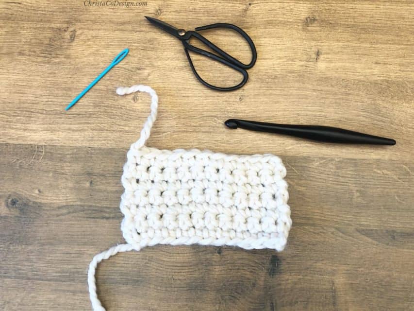 How to Weave in Ends a Crochet Tutorial for Finishing - ChristaCoDesign
