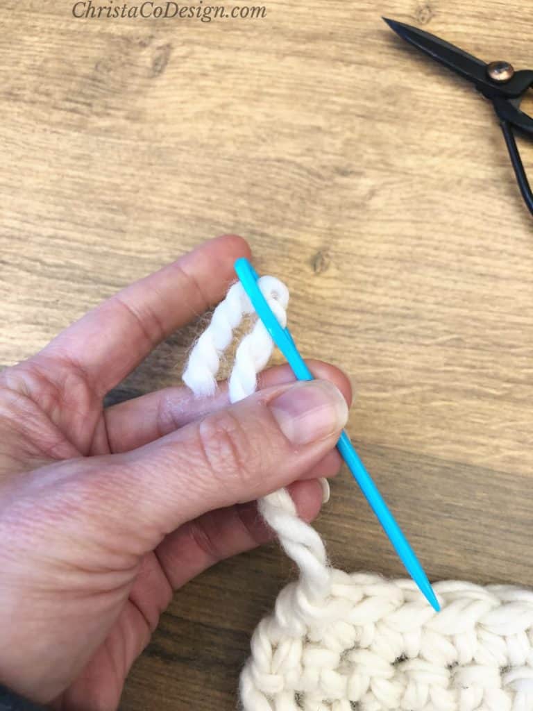 How to Weave in Ends a Crochet Tutorial for Finishing - ChristaCoDesign