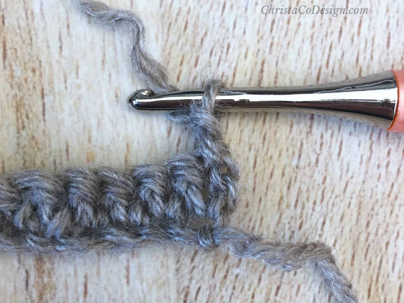 How to Crochet Extended Single Crochet Tutorial - ChristaCoDesign