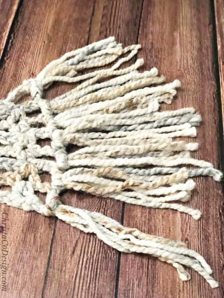How to Add Fringe to a Crochet or Knit Scarf Tutorial - ChristaCoDesign