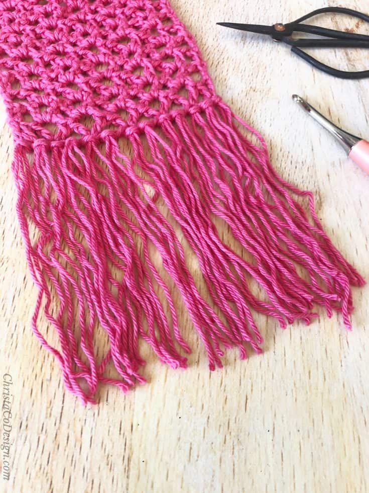 Merletto Scarf Crochet Pattern a Lacy Summer Scarf - ChristaCoDesign