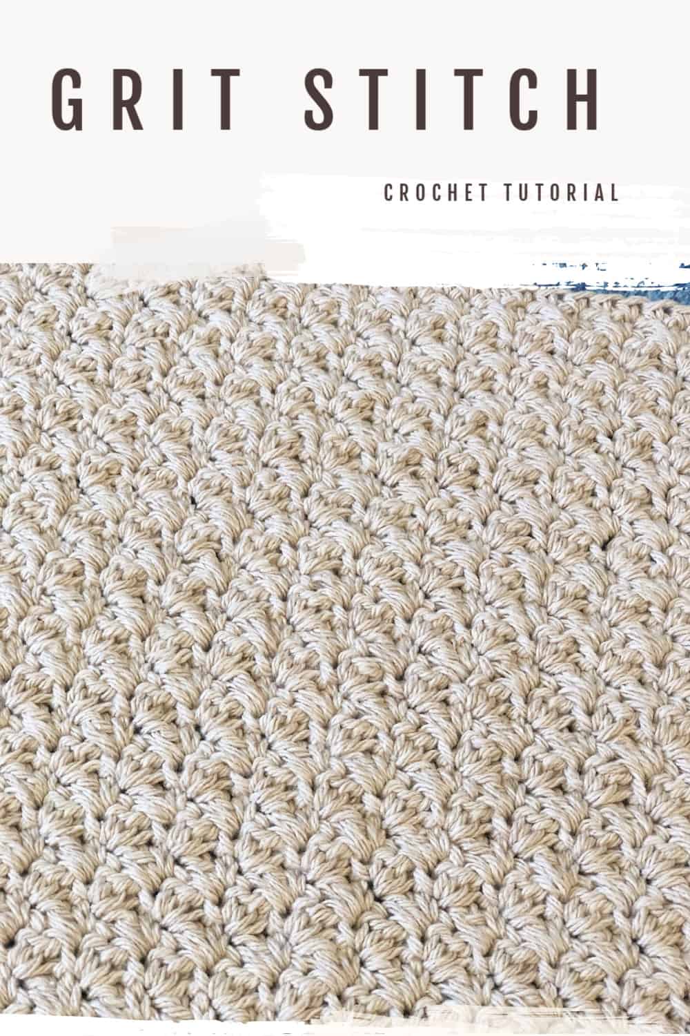 How to Crochet the Grit Stitch - ChristaCoDesign