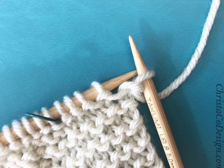 How To M1R Make One Right Knitting Increase Tutorial - ChristaCoDesign