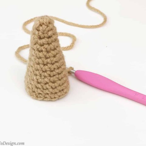 How to Crochet a Cone: Step By Step Tutorial - ChristaCoDesign