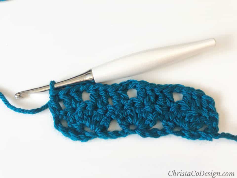 Liguria Scarf One Skein Crochet Pattern - ChristaCoDesign