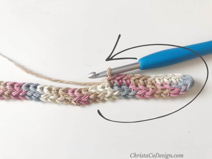 How to Crochet a Pot Holder Step By Step Tutorial - ChristaCoDesign