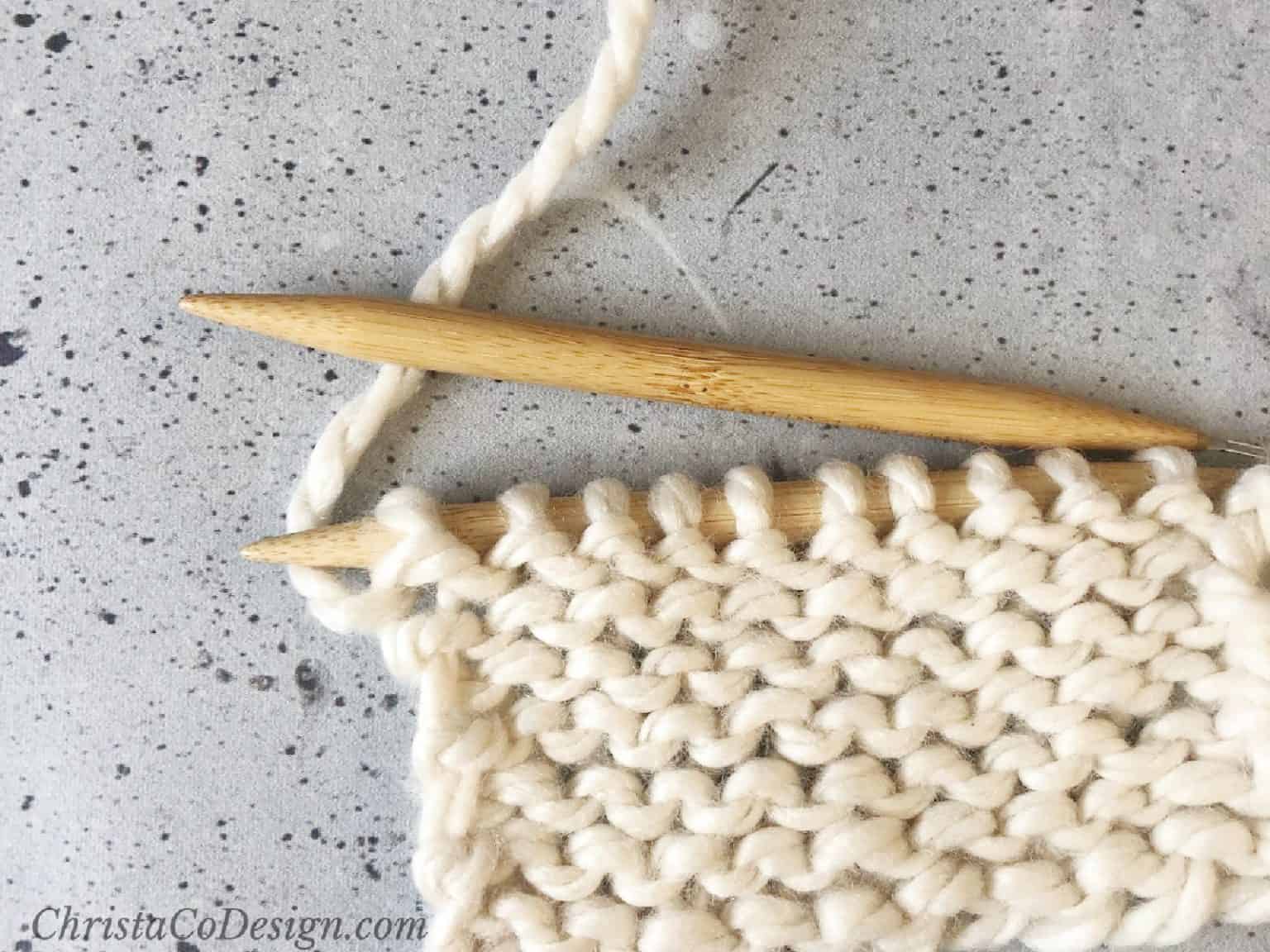 How To M1R Make One Right Knitting Increase Tutorial - ChristaCoDesign