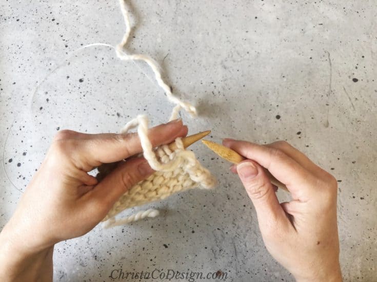 How To CDD Center Double Decrease Knitting Tutorial - ChristaCoDesign