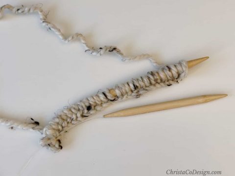 How To Pick Up And Knit On A Cast On Edge Tutorial - ChristaCoDesign