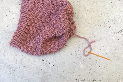 Easy Ribbed Beanie In 2x2 Rib Hat Knitting Pattern - ChristaCoDesign