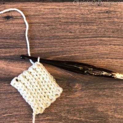 How To Crochet Slip Stitch Ribbing Step By Step Tutorial - ChristaCoDesign