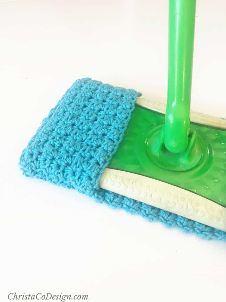 Free Reusable Crochet Mop Cover Pattern - ChristaCoDesign