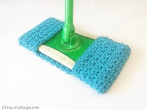 Free Reusable Crochet Mop Cover Pattern - ChristaCoDesign