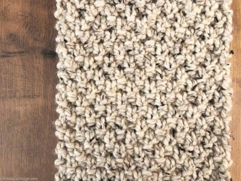 How to Knit Double Seed Stitch With Video Tutorial - ChristaCoDesign