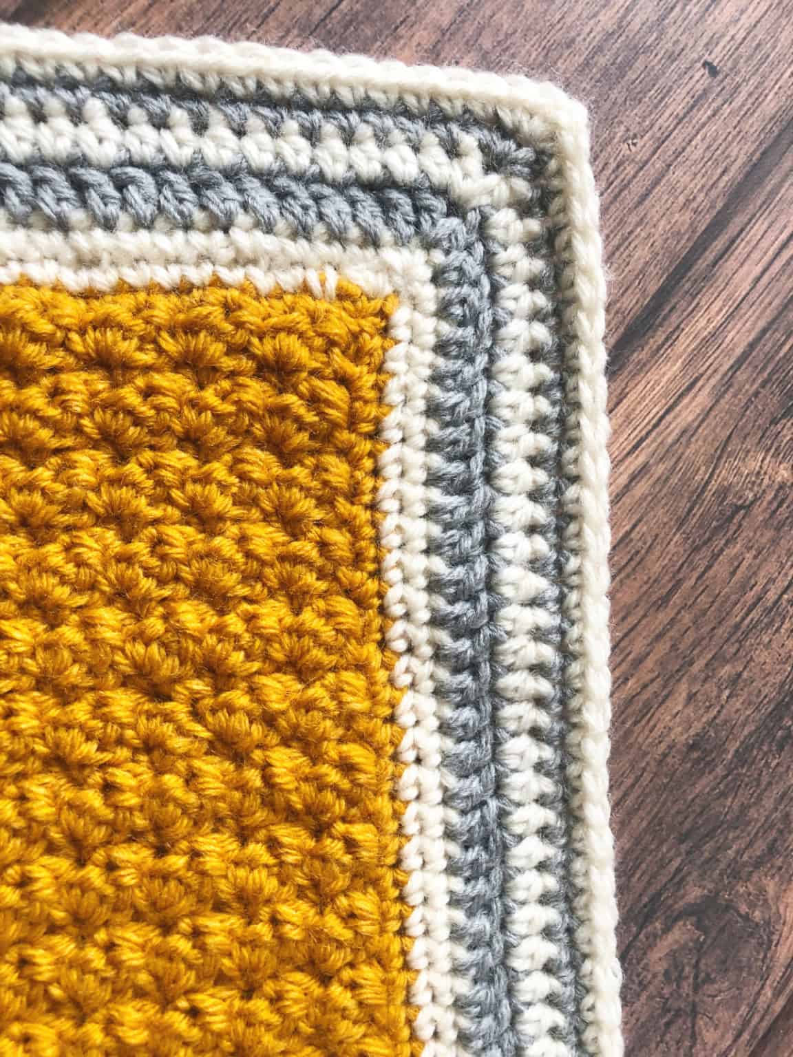 Easy Crochet Blanket Borders That Works For Any Afghan - ChristaCoDesign