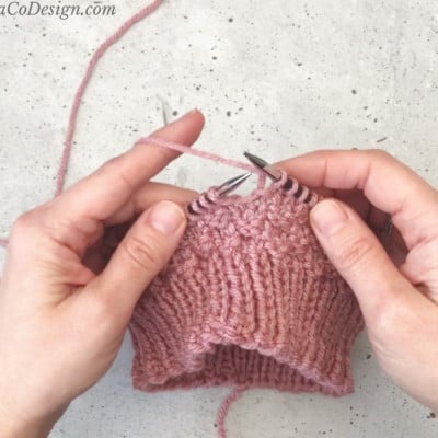 How To Undo Knit Stitches Knitting Tutorial + Video - ChristaCoDesign