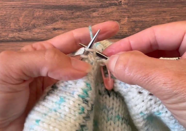 How To CDD Center Double Decrease Knitting Tutorial - ChristaCoDesign