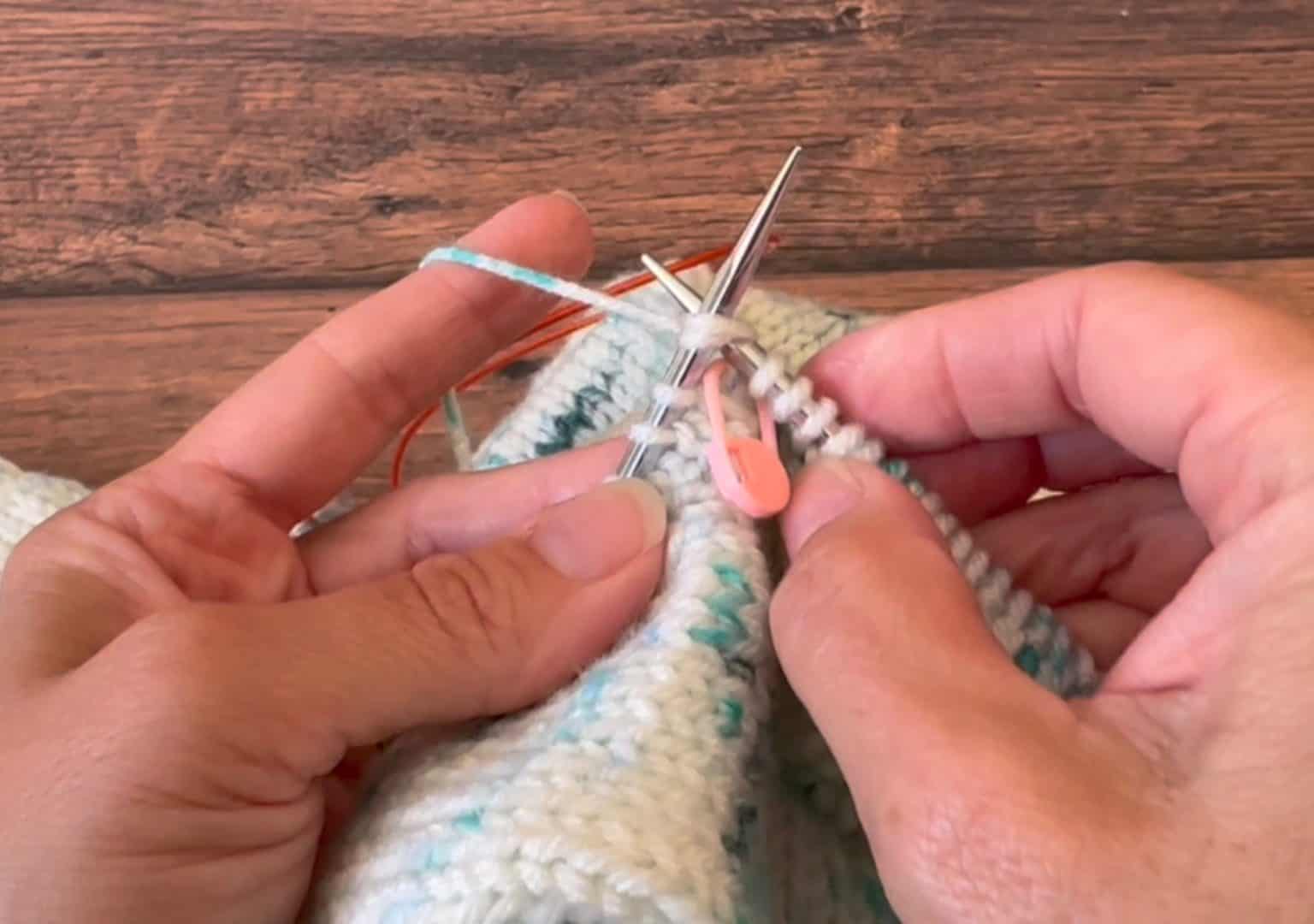 How To CDD Center Double Decrease Knitting Tutorial - ChristaCoDesign