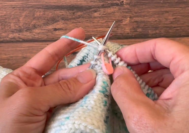 How To CDD Center Double Decrease Knitting Tutorial - ChristaCoDesign