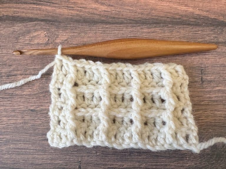 How To Crochet The Waffle Stitch Pattern & Tutorial - ChristaCoDesign